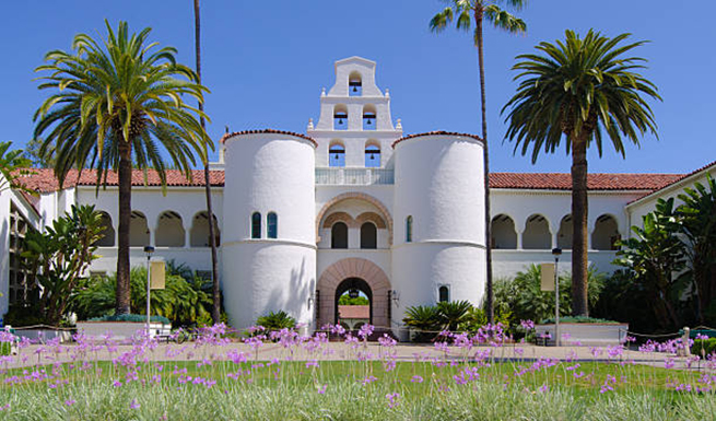 Hepner Hall at San Diego State University.
